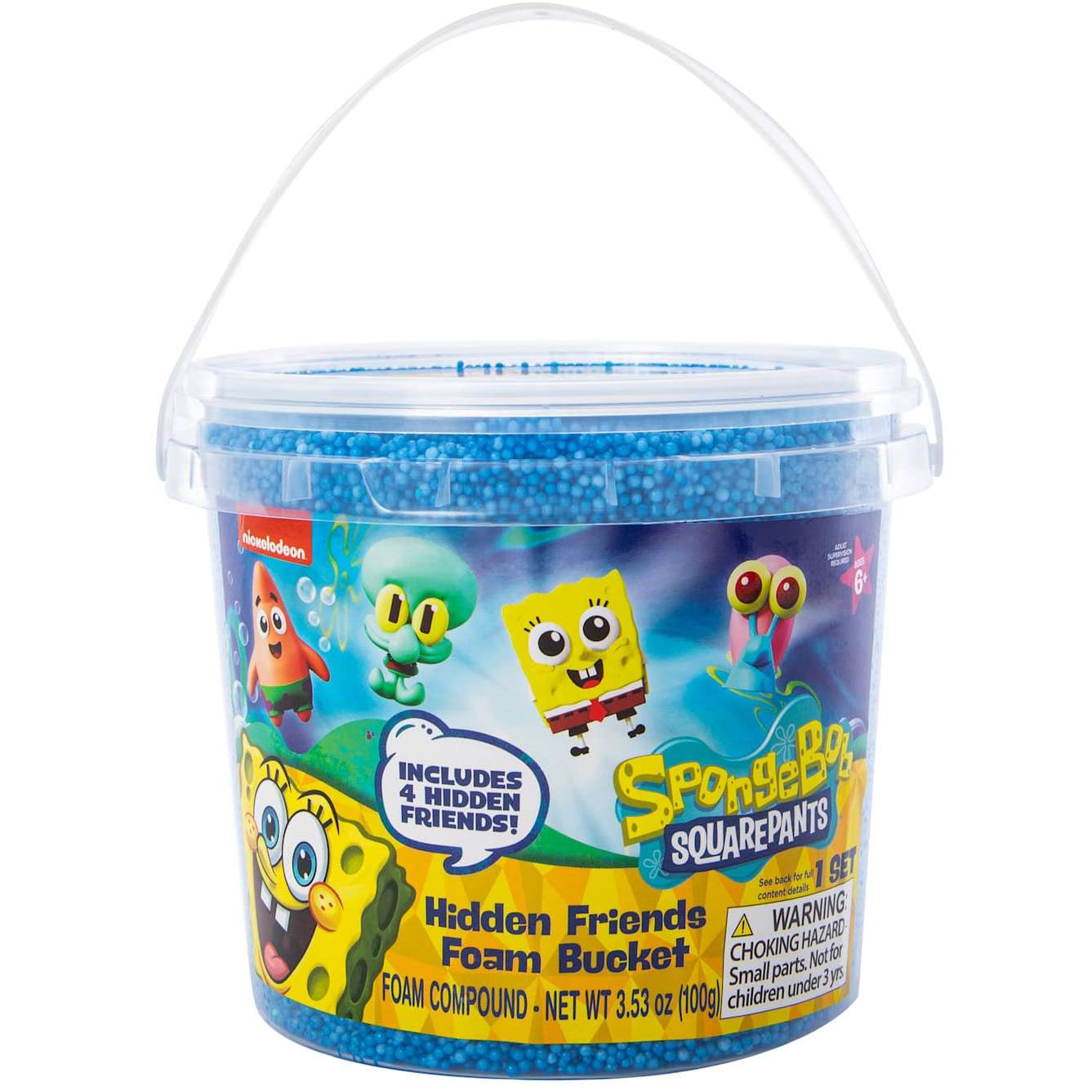 Spongebob Squarepants Hidden Friends Foam Bucket - Walmart.com