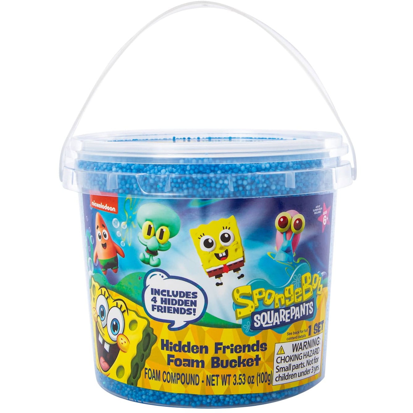 Spongebob Squarepants Hidden Friends Foam Bucket - Walmart.com