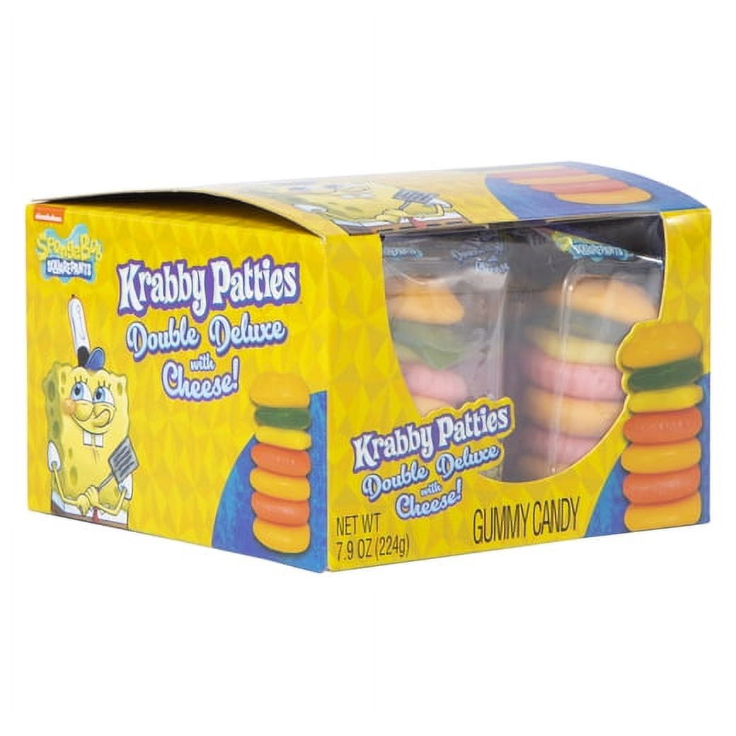 Spongebob Squarepants Krabby Patties Double Deluxe with Cheese 8-Pack ...