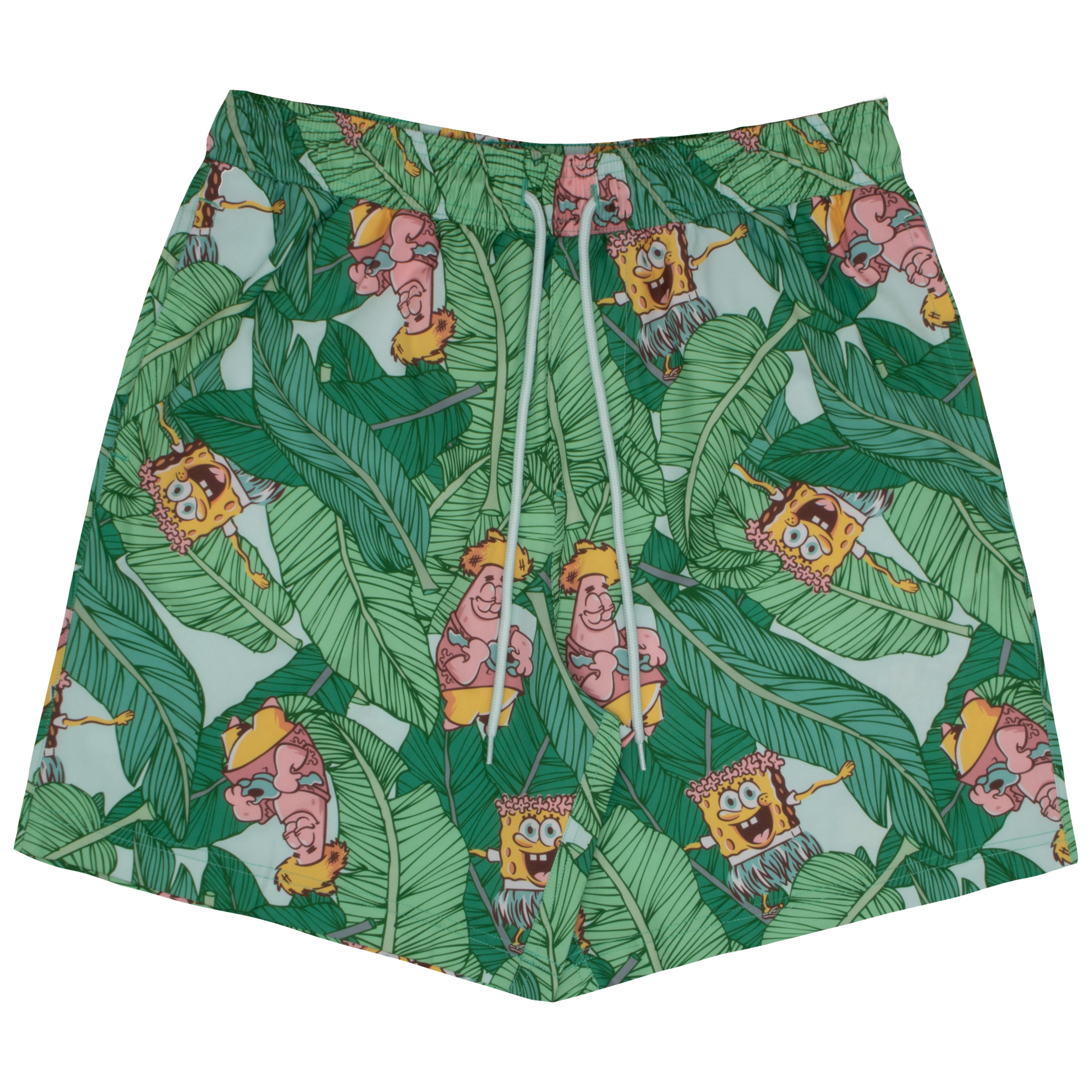 Spongebob Squarepants Men's & Big Men's Swim Shorts, Sizes S-3XL ...