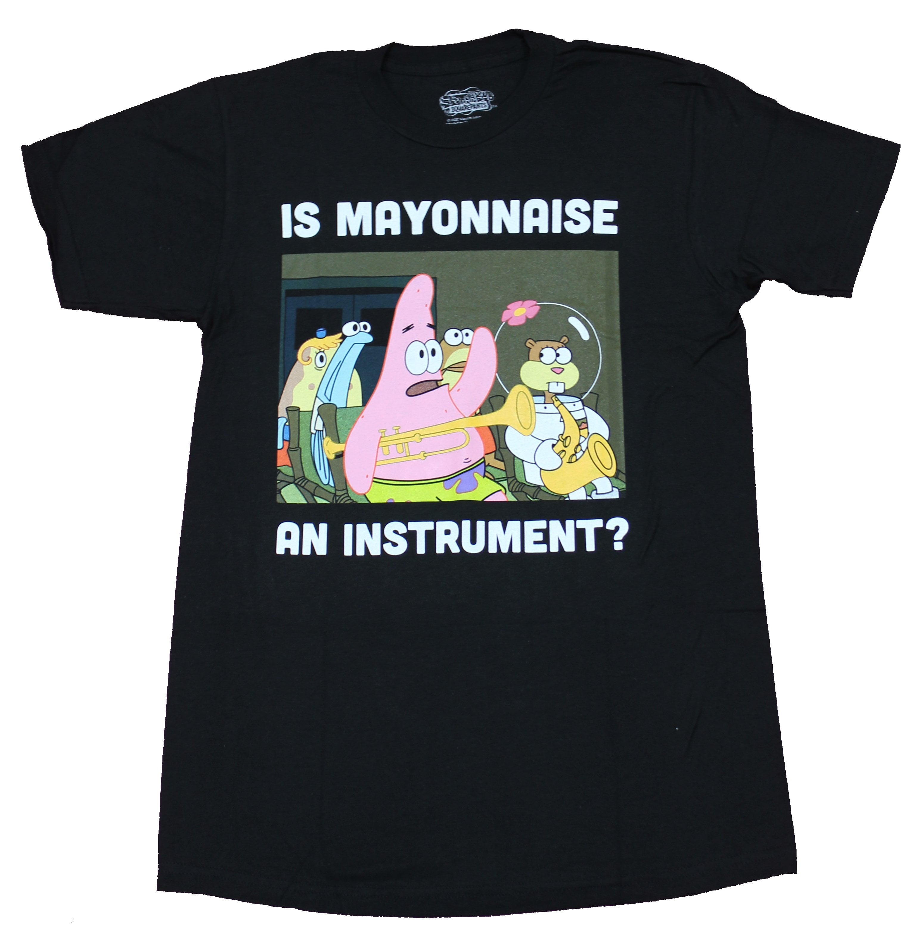 Spongebob Squarepants Mens T-Shirt -Is Mayonnaise an Instrument ...