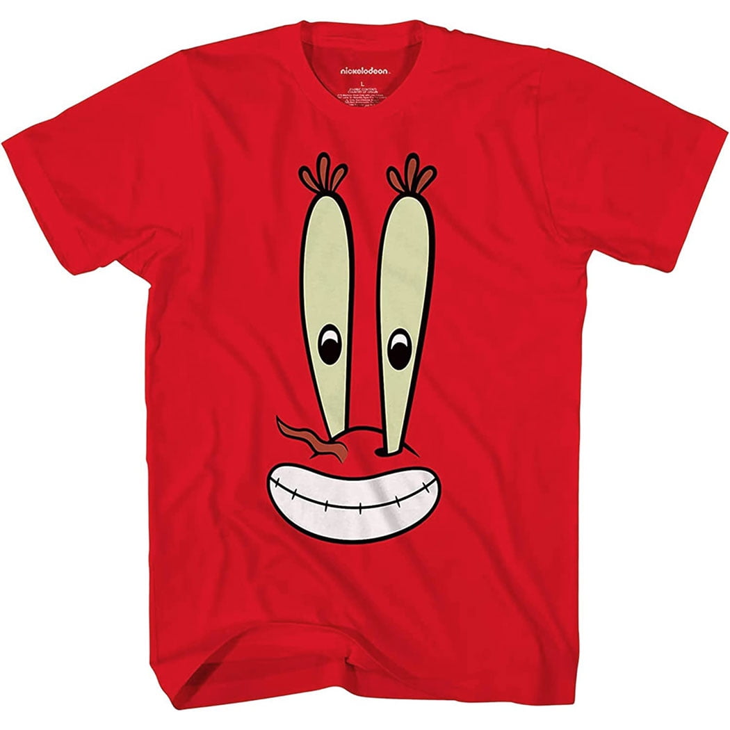 Spongebob Squarepants Mr Krabs Smile Face T-Shirt - Walmart.com