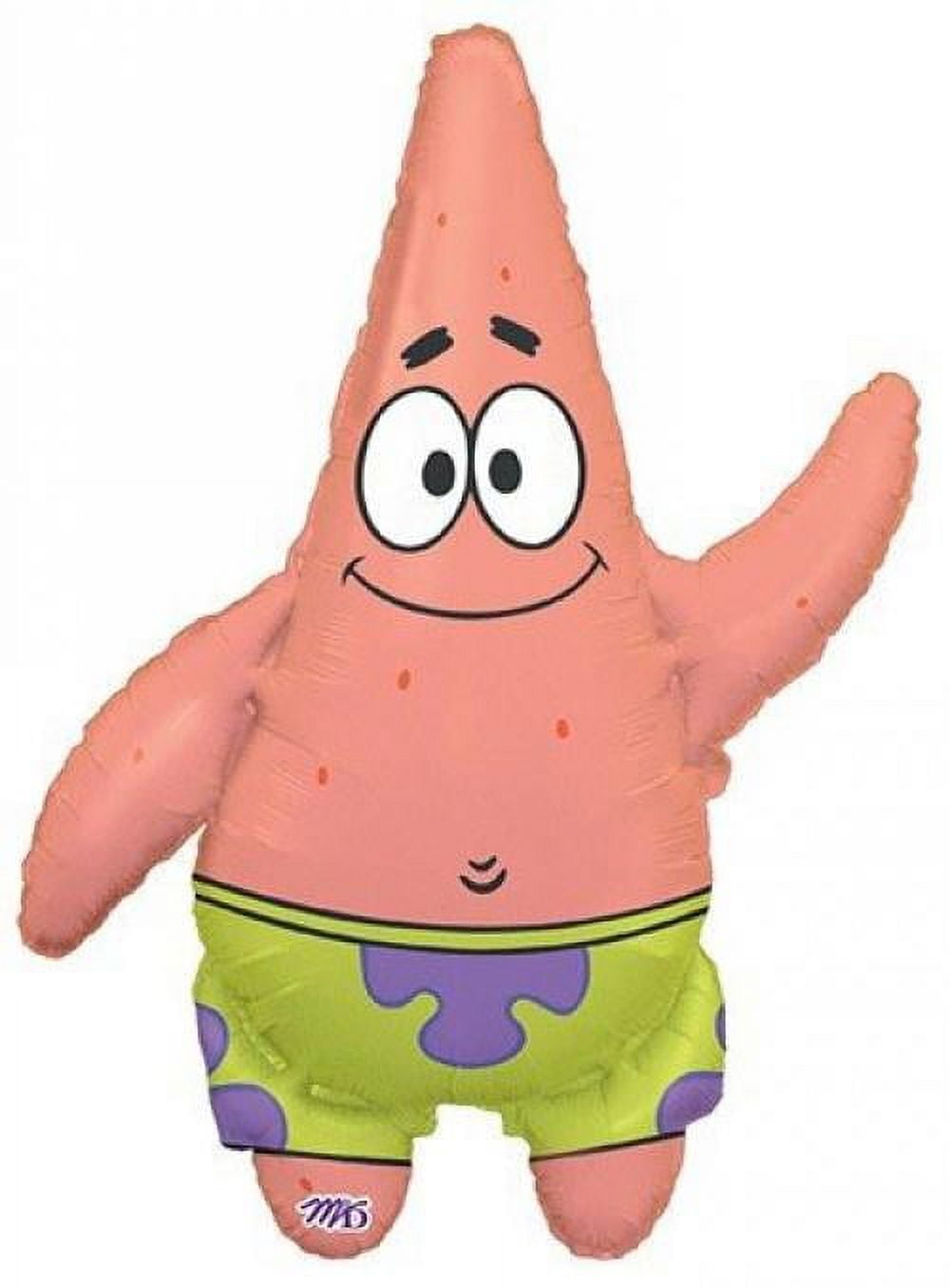 Spongebob Squarepants Patrick Jumbo Mylar Balloon Supershape (BLUE ...