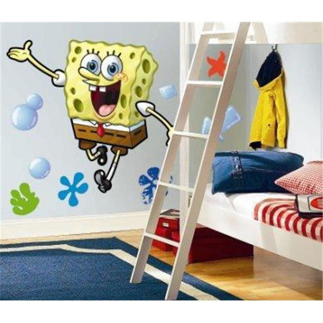 Spongebob Squarepants Peel & Stick Giant Appliques - Walmart.com