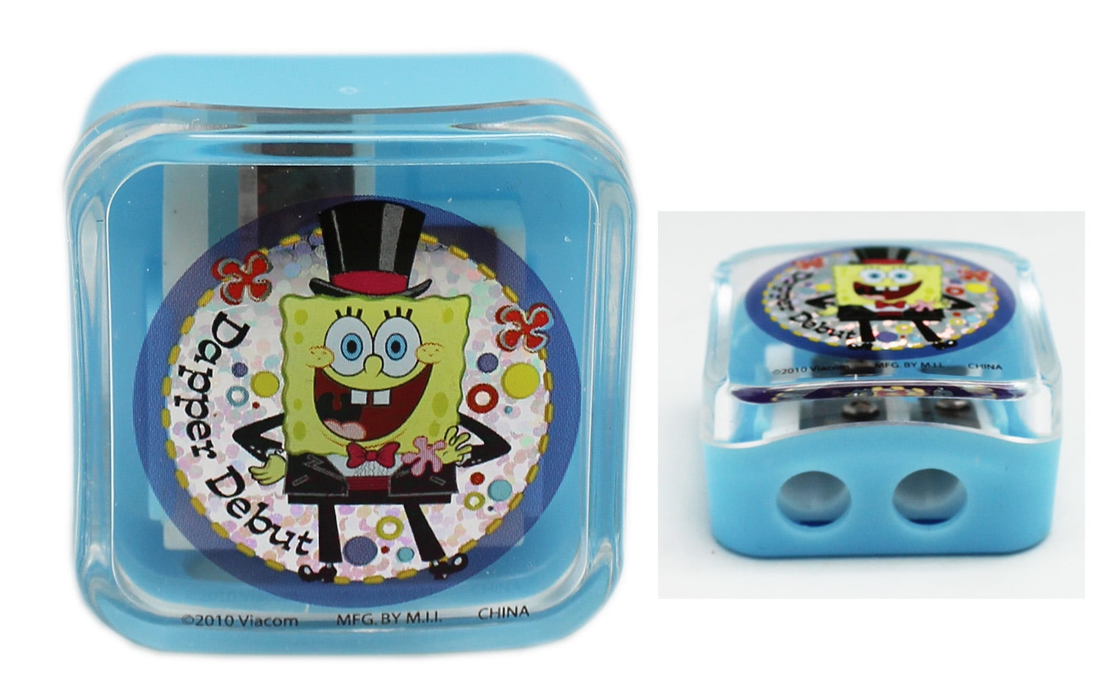 Spongebob Squarepants Pencil Sharpener w/Shavings Collector - Walmart.com