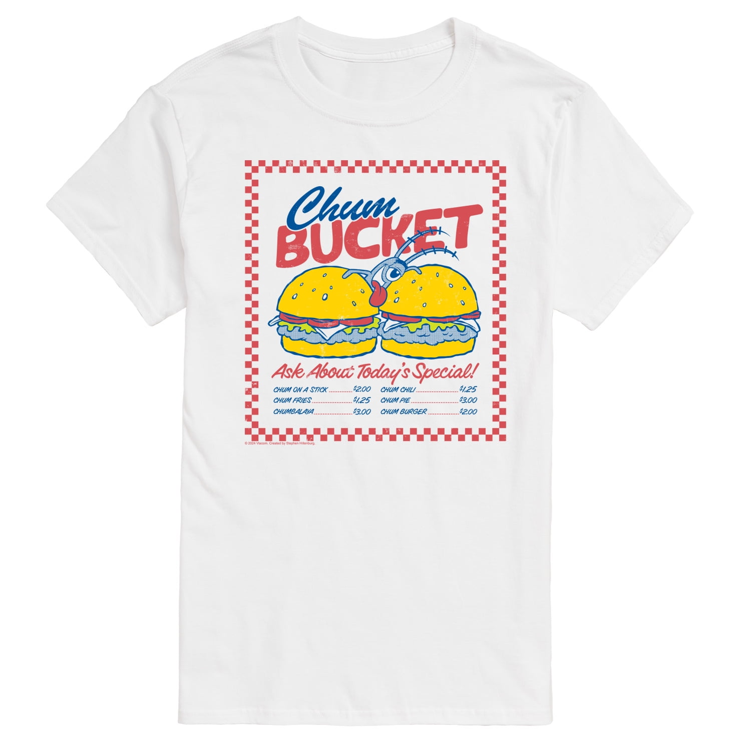 Spongebob Squarepants - Plankton Chum Bucket - Men's Short Sleeve ...