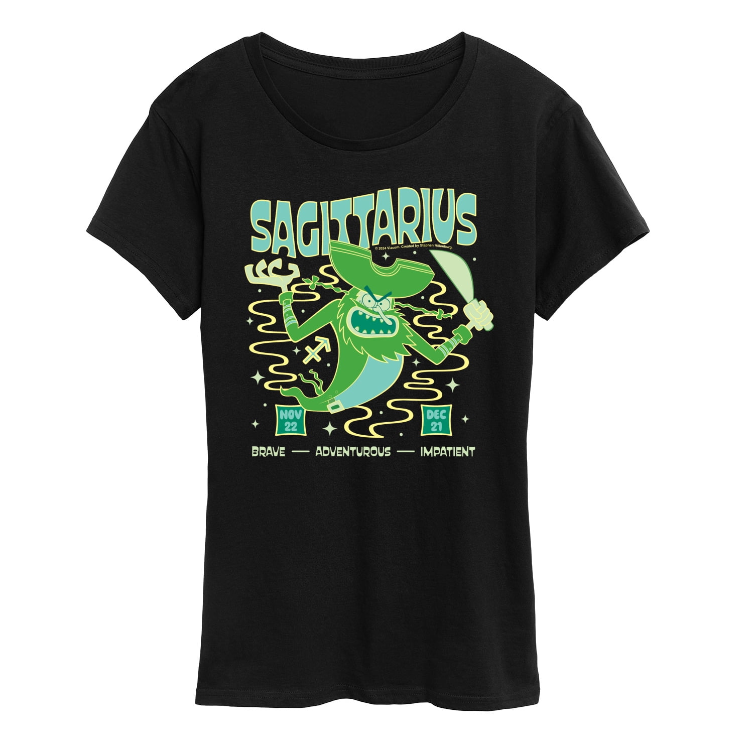 Spongebob Squarepants - Sagittarius Flying Dutchman Astrology - Women's ...