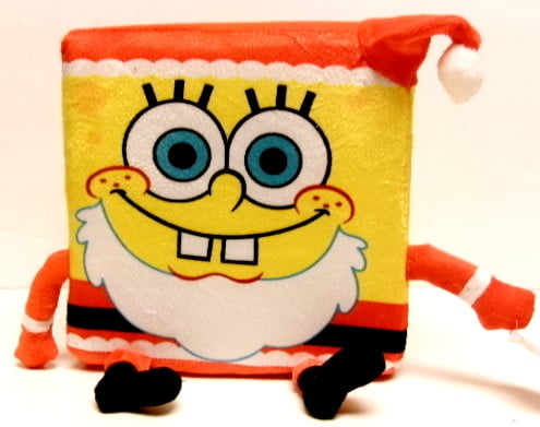 Spongebob Squarepants Santa Claus Big Foam Doll 8" New - Walmart.com