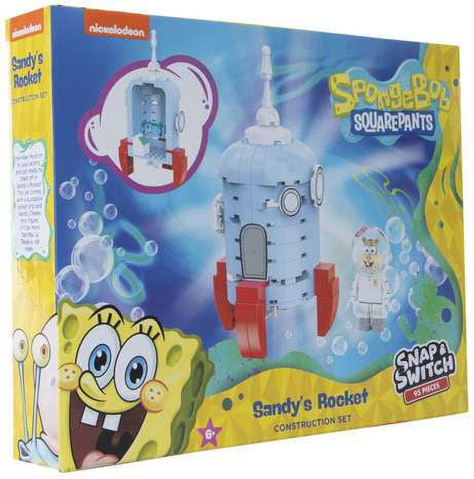 Well Played Toys SpongeBob SquarePants Sandy's Rocket Construction Set ...