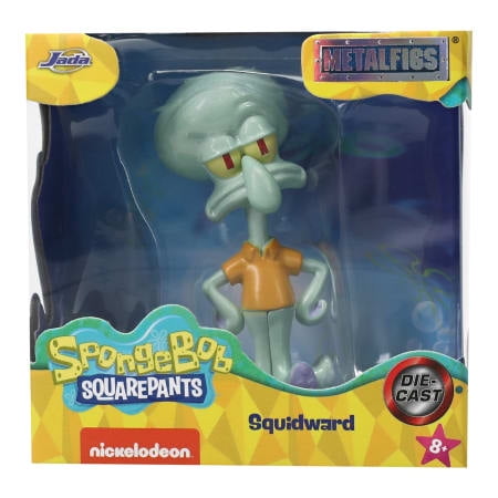 Spongebob Squarepants Squidward Figure Metalfigs Diecast Collectible ...