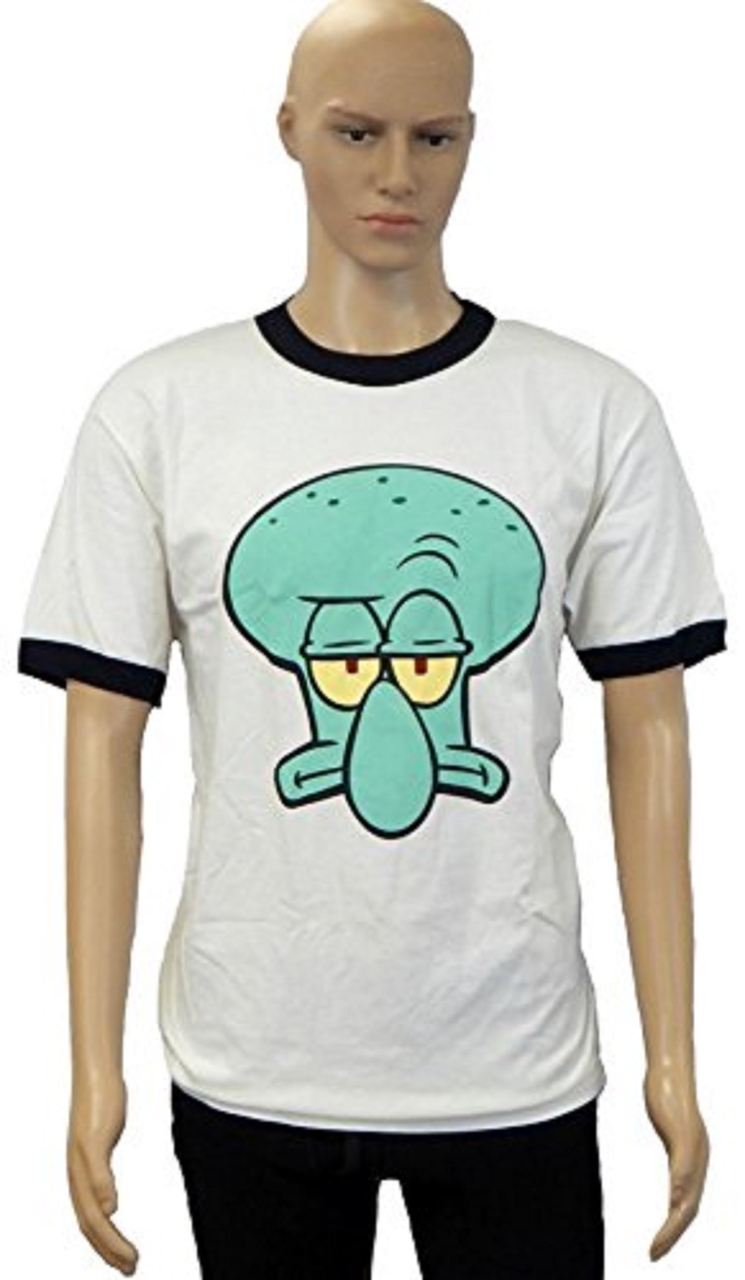 Spongebob Squarepants Squidward Tentacles Men's Character T-Shirt Short ...
