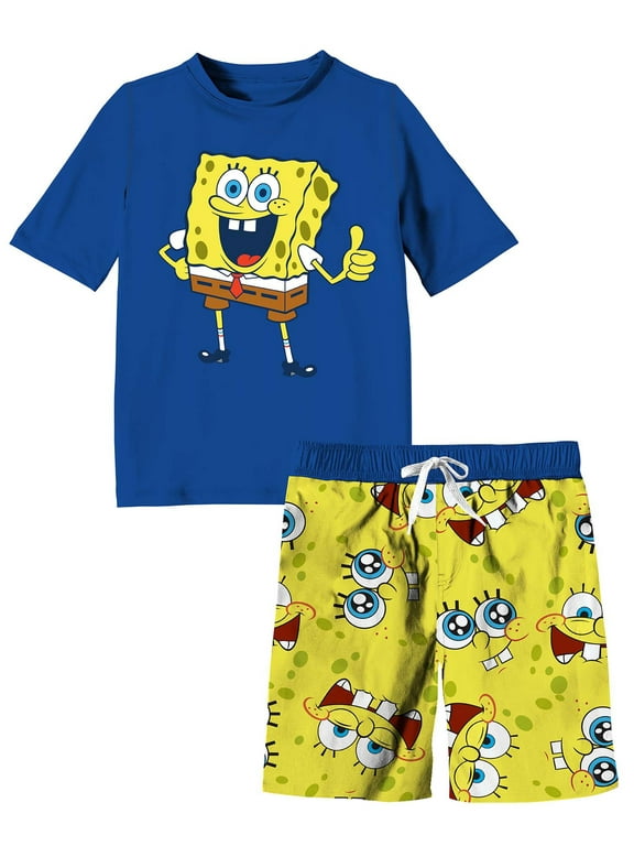 Short Sleeve Pikachu Rash Guard (Little Boys) - Walmart.com