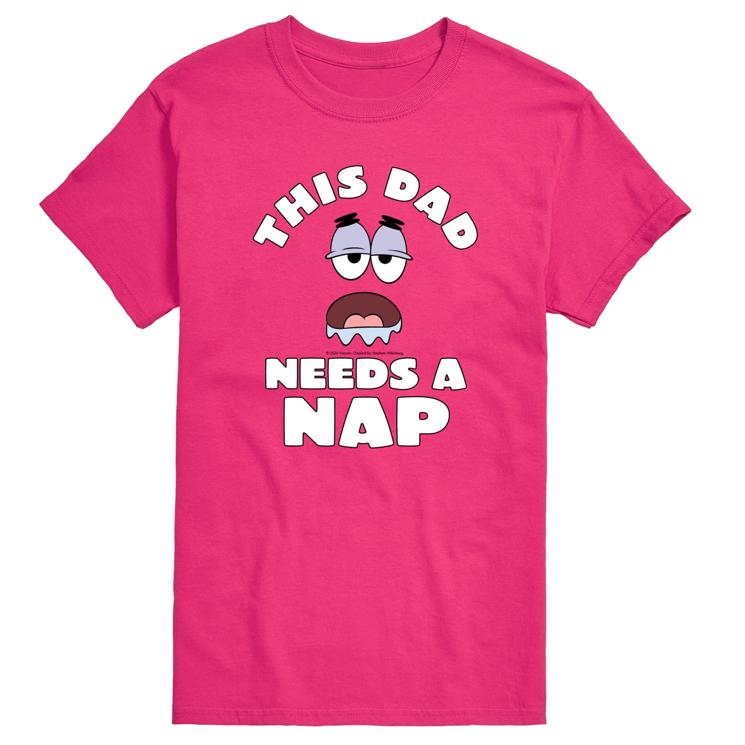 Spongebob Squarepants - This Dad Needs A Nap Pat - Men's Short Sleeve ...