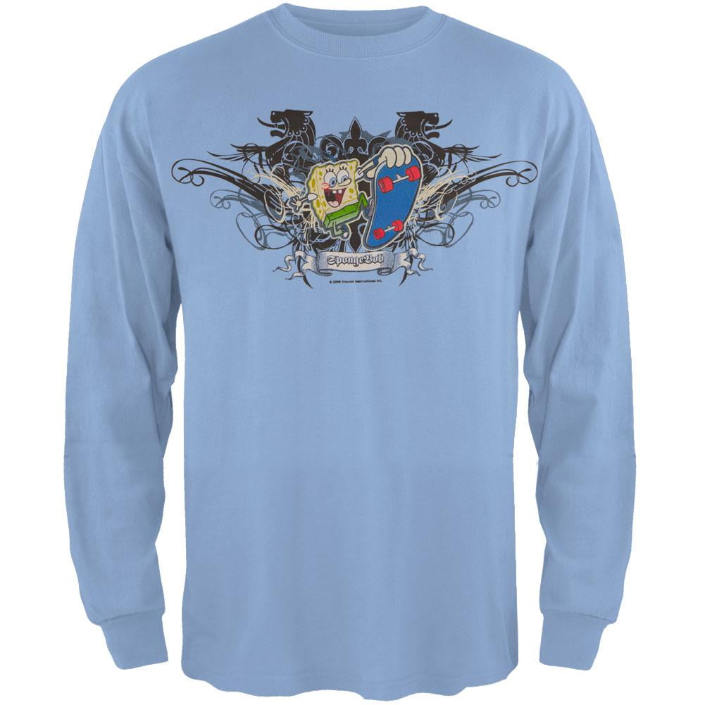 Spongebob Squarepants - Tribal Skate Youth Long Sleeve T-Shirt - Youth ...