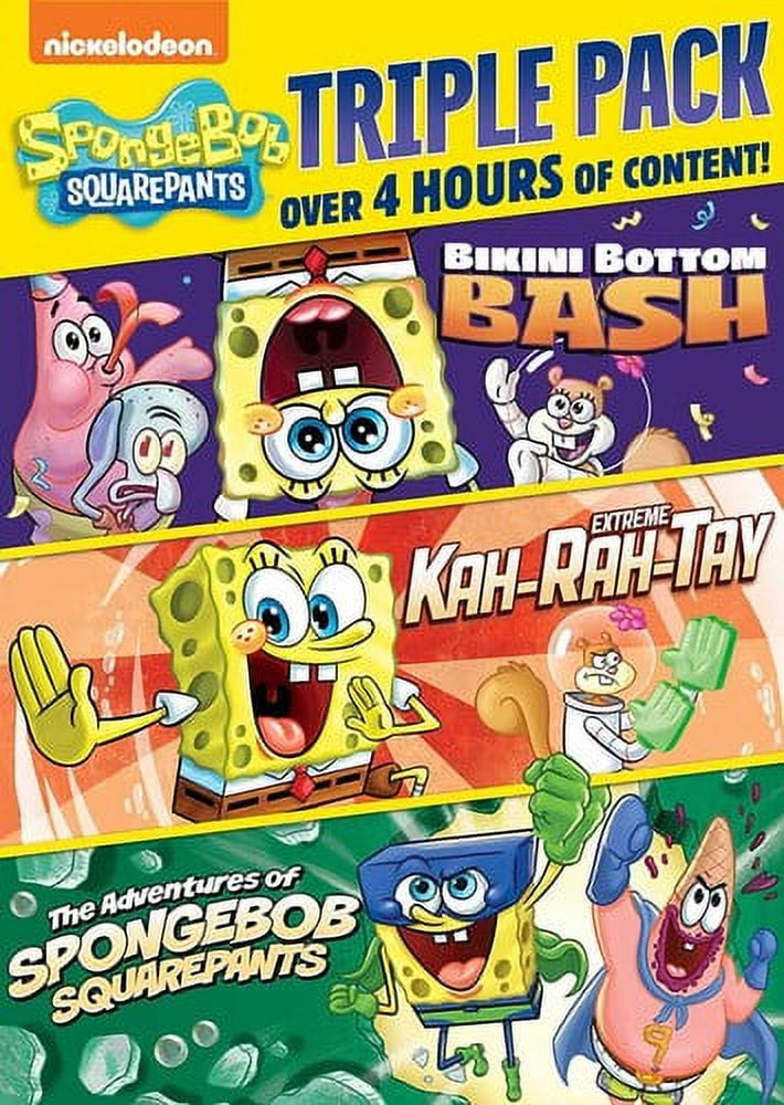 Spongebob Squarepants Triple Pack (DVD), Paramount, Kids & Family ...