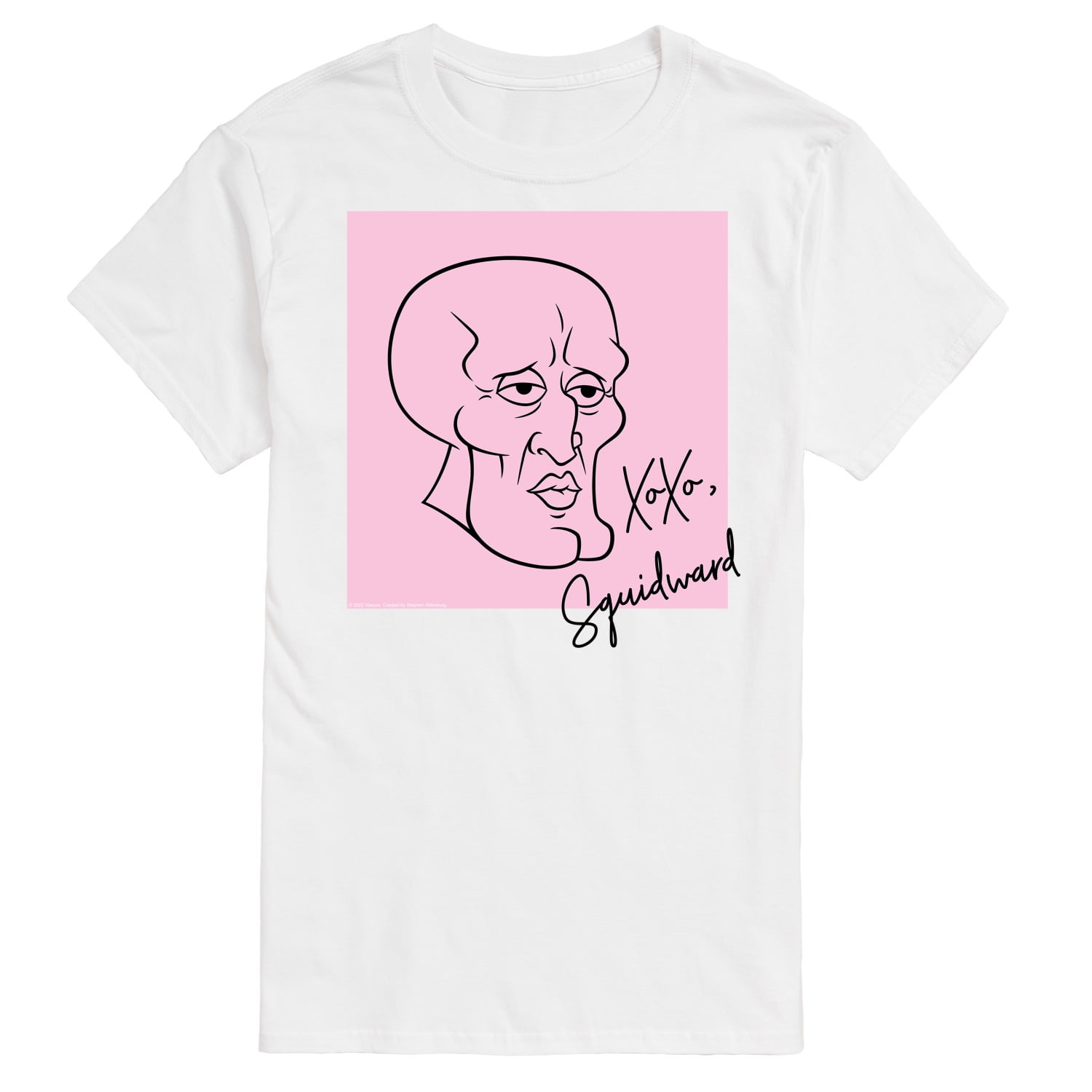 Spongebob Squarepants - Xoxo Handsome Squidward - Men's Short Sleeve T ...