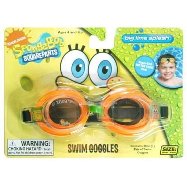 Spongebob Swim Goggles - Nickelodeons Spongebob Kid Goggles - Walmart ...