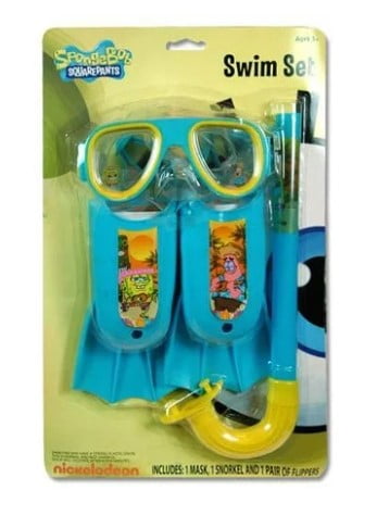 Spongebob Swim Set Snorkel Set 3 pcs - Walmart.com