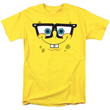 SpongeBob Squarepants 100% Cotton Character Apparel Adult T-Shirt ...