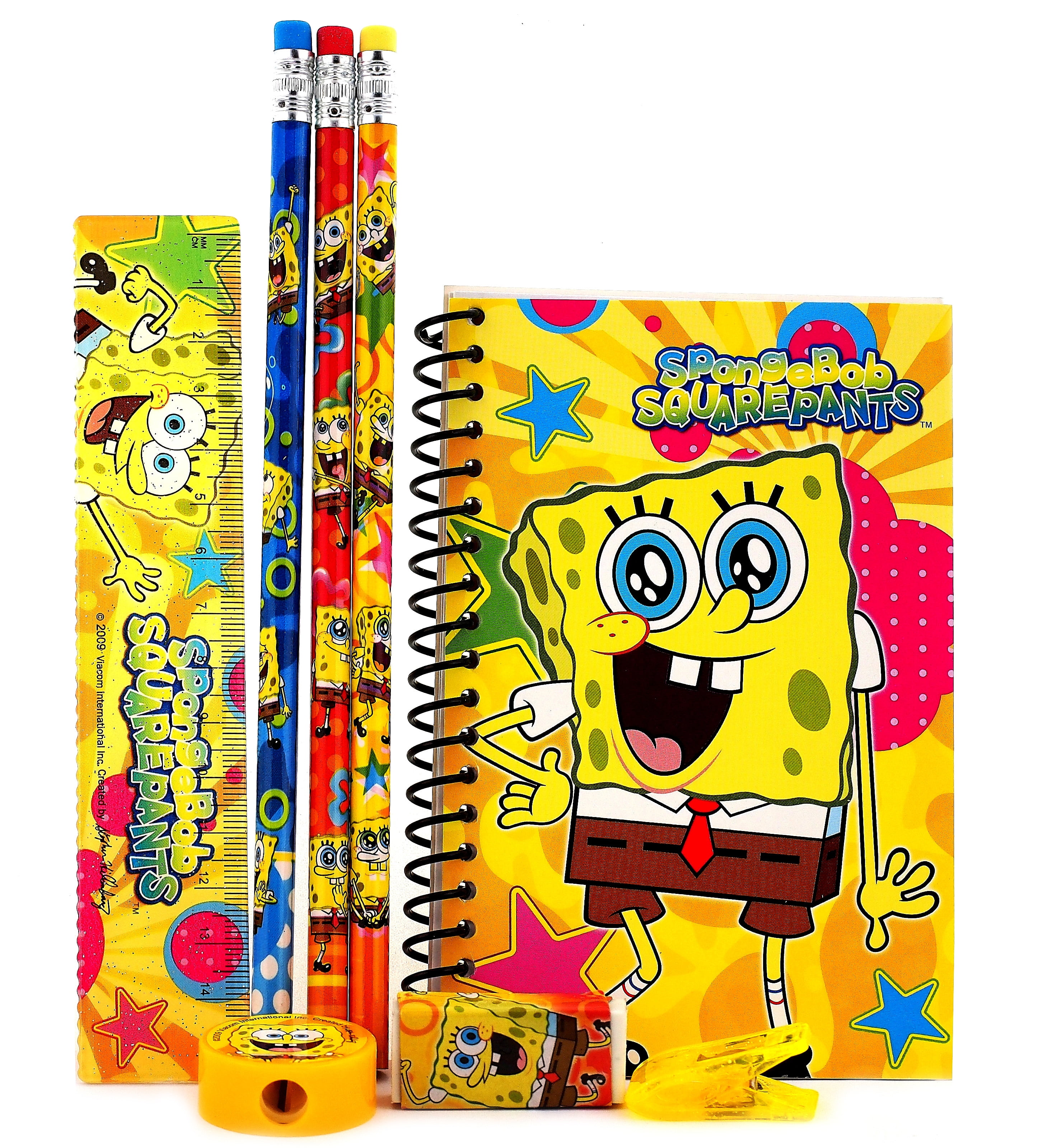 Spongebob Yellow Stationery Set - Walmart.com
