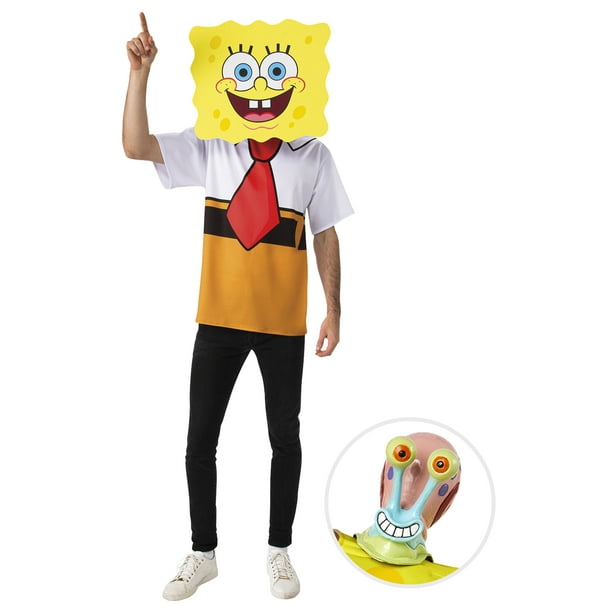 Spongebob and Gary Adult Costume Kit - Walmart.com