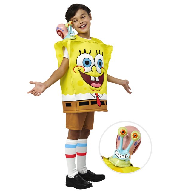 Spongebob and Gary Child Costume Kit - Walmart.com
