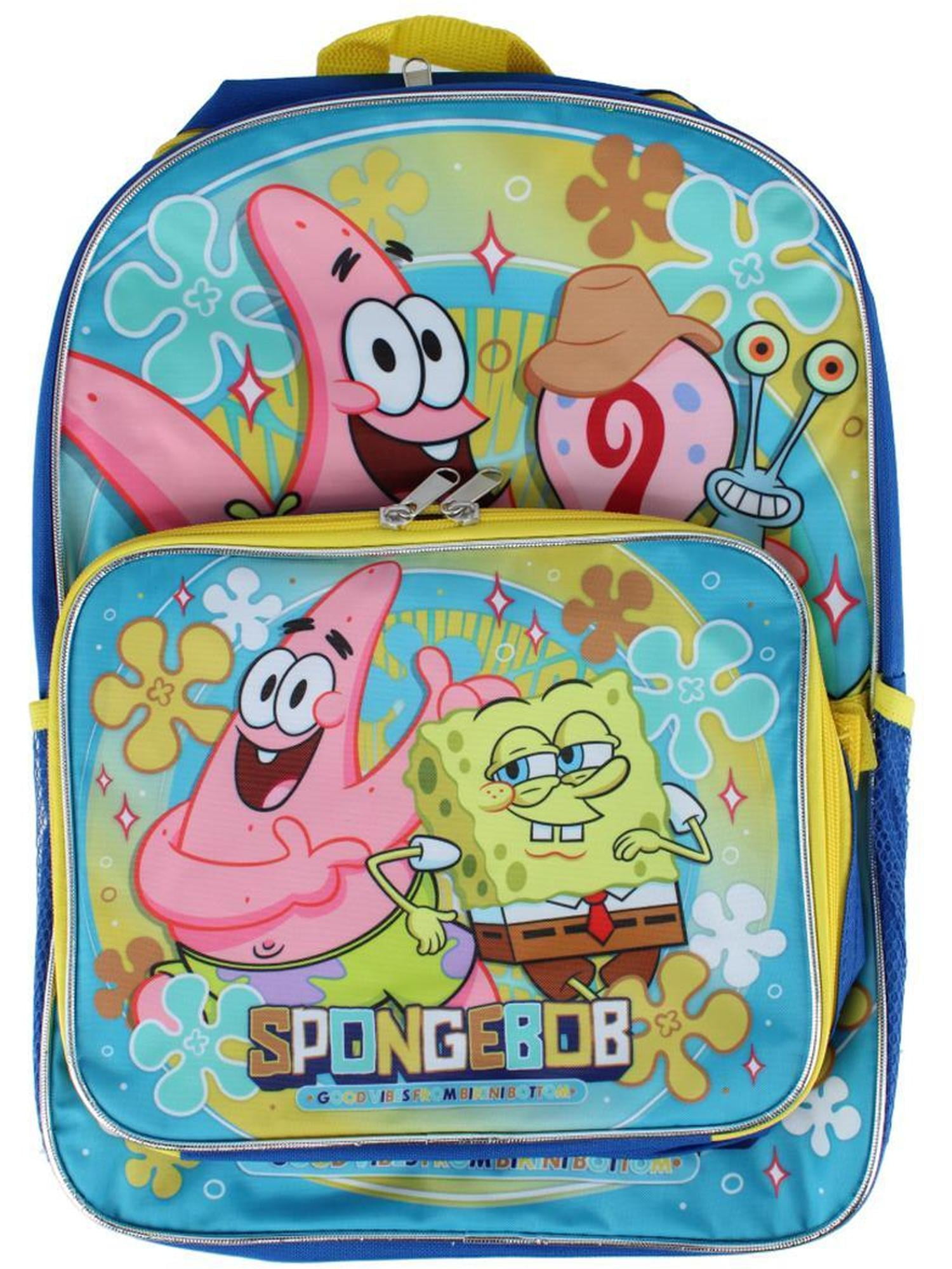 Nickelodeon Kids SpongeBob Backpack and Lunchbox Set - Walmart.com