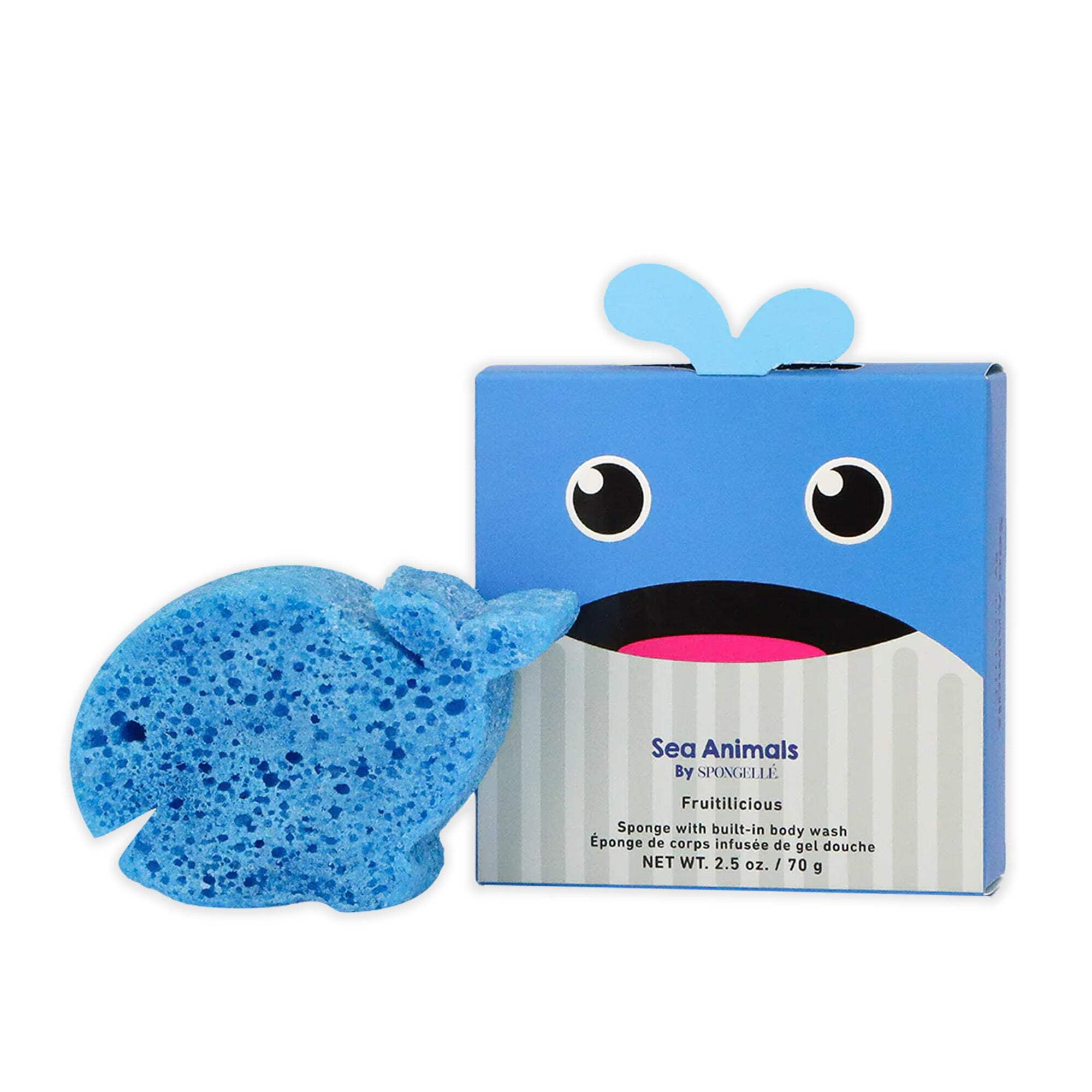 Spongellé - Walter Whale Sea Animals Sponge - Walmart.com