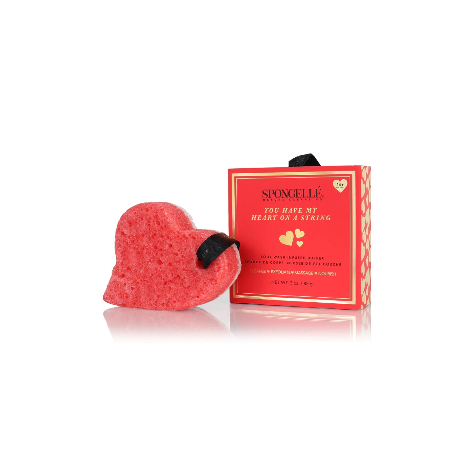 Spongelle Body Wash Infused Buffer - You Have My Heart On A String, 3 ...