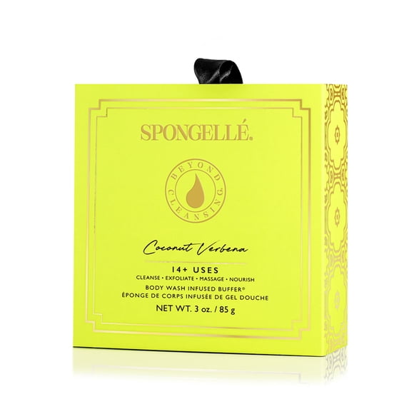SPONGELLÉ Flower Shower Body Wash Infused Buffer Soap Sponge Body ...