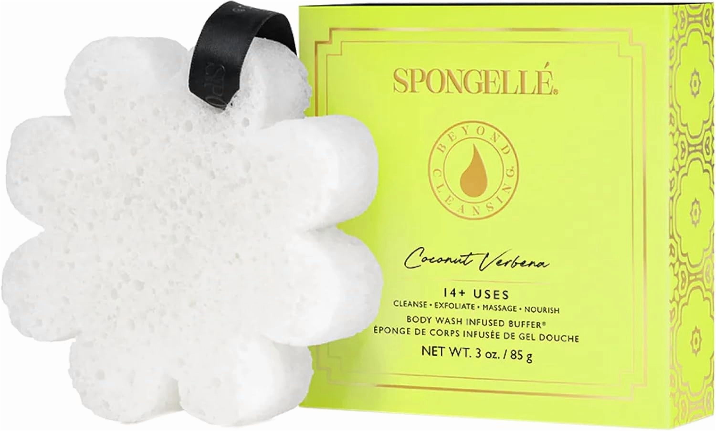 Spongellé Infused Body Wash Buffer 14+ Washes - Coconut Verbena ...