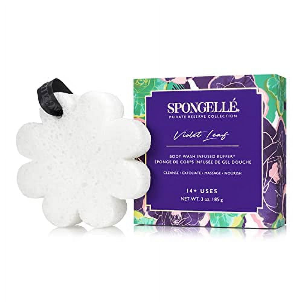 Spongelle' Violet Leaf - Body Wash Infused Buffer - Walmart.com