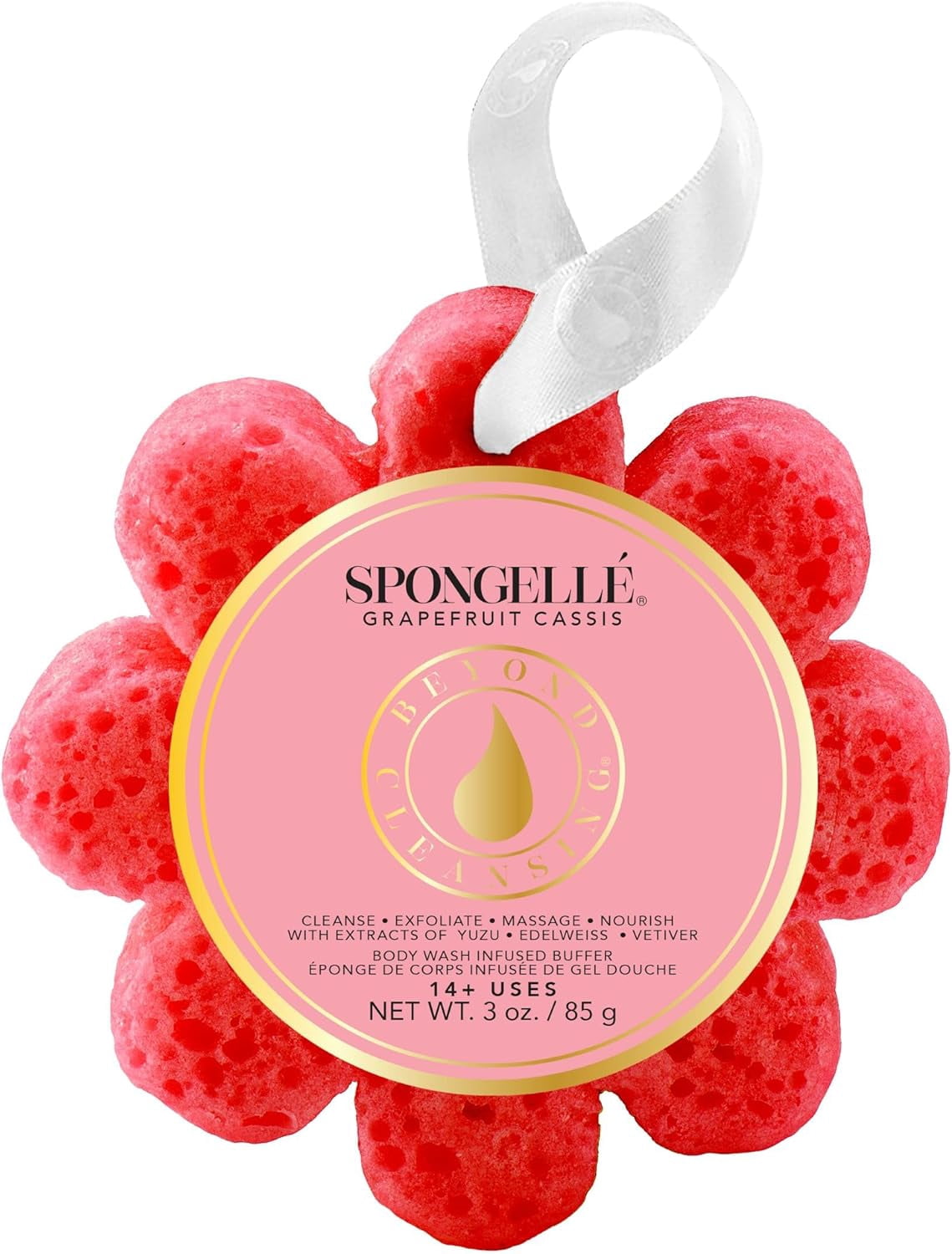 Spongell√©, Body Wash Infused Buffer Sponge, 3 oz, Grapefruit Cassis ...