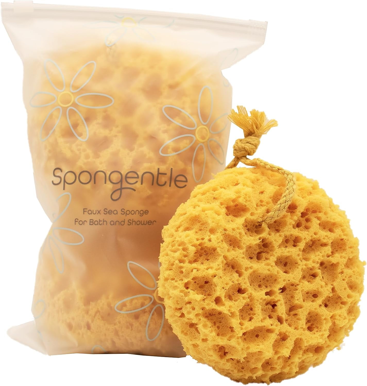 Spongentle Deep Cleansing Body Loofah Sponge Multiple Textures for ...