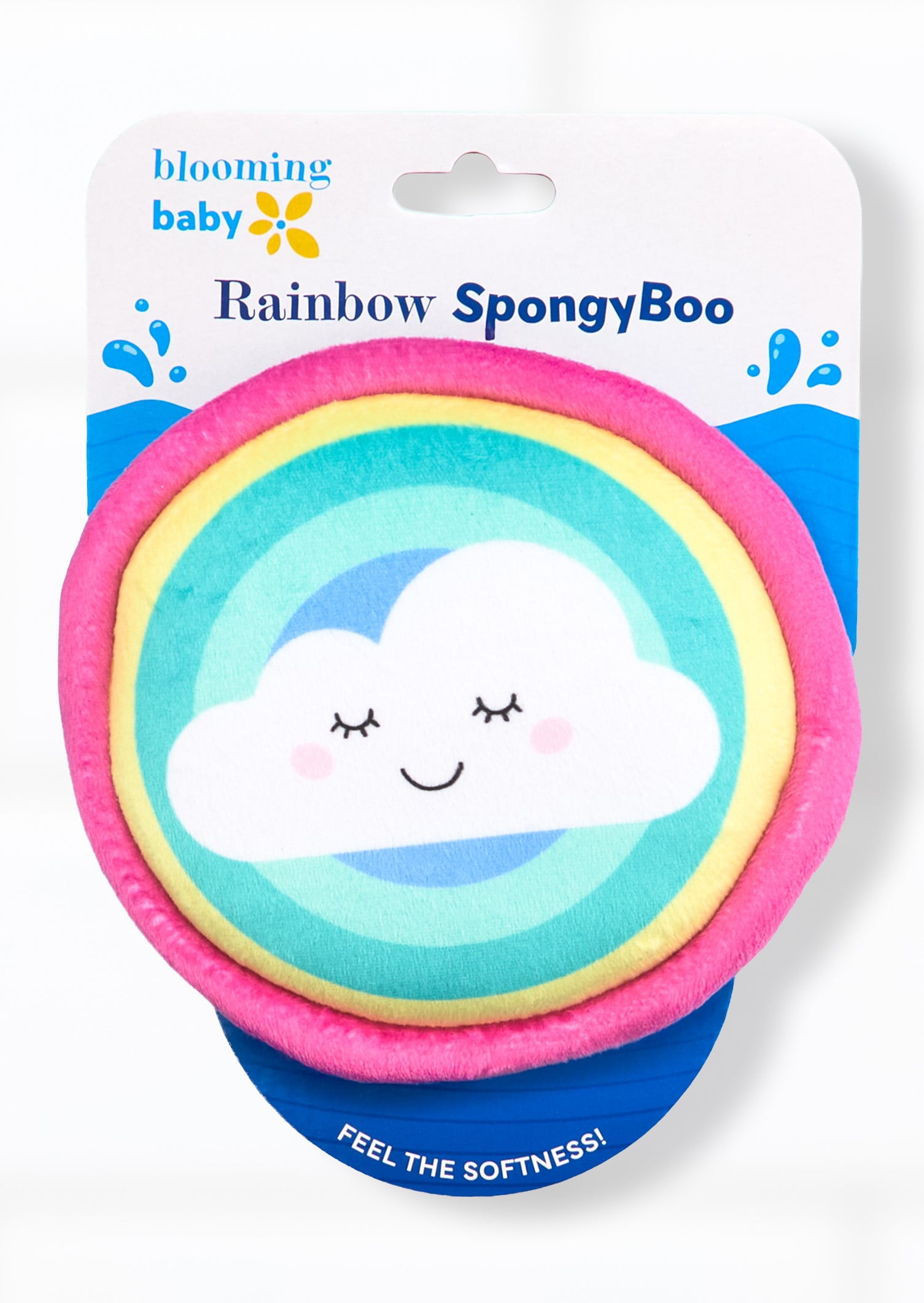 Spongy Boo Multi-Color Rainbow Bath Sponge for Kids - Soft, Gentle ...