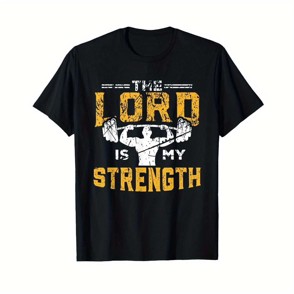 Sponsored Ad - Jesus Workout The Lord is my Strength Christian Gym T ...