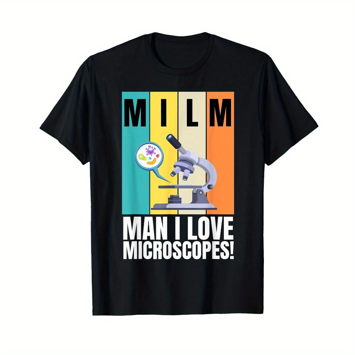 Sponsored Ad - Man I Love Microscopes Funny Science Lab and Microbes T ...