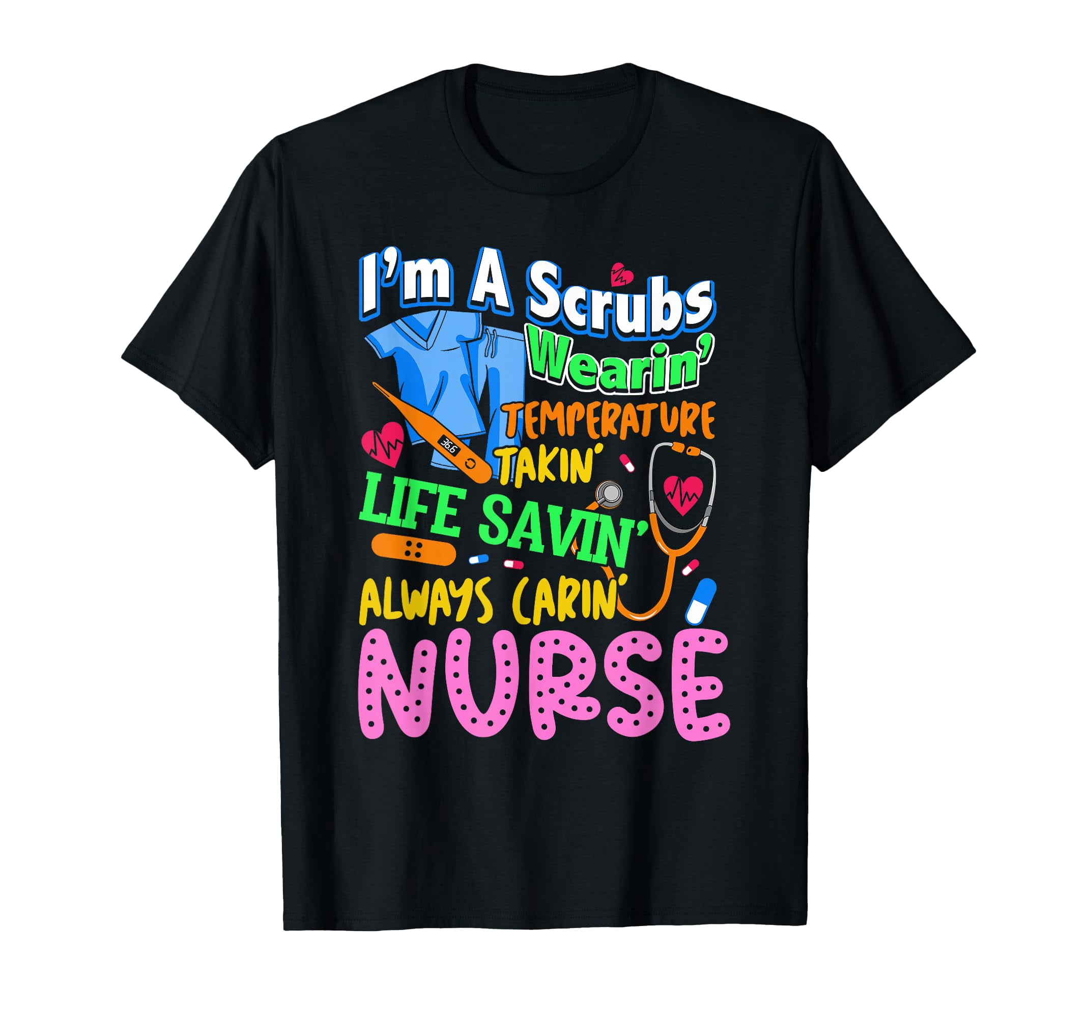 Sponsored Ad Nurse Job Definition Love Nursing School T-Shirt with ...