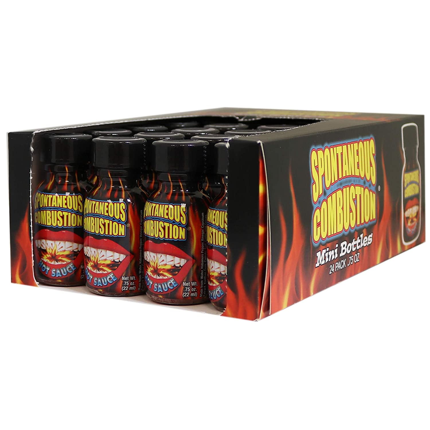 Spontaneous Combustion with Habanero Premium Hot Sauce Bottles Gourmet ...