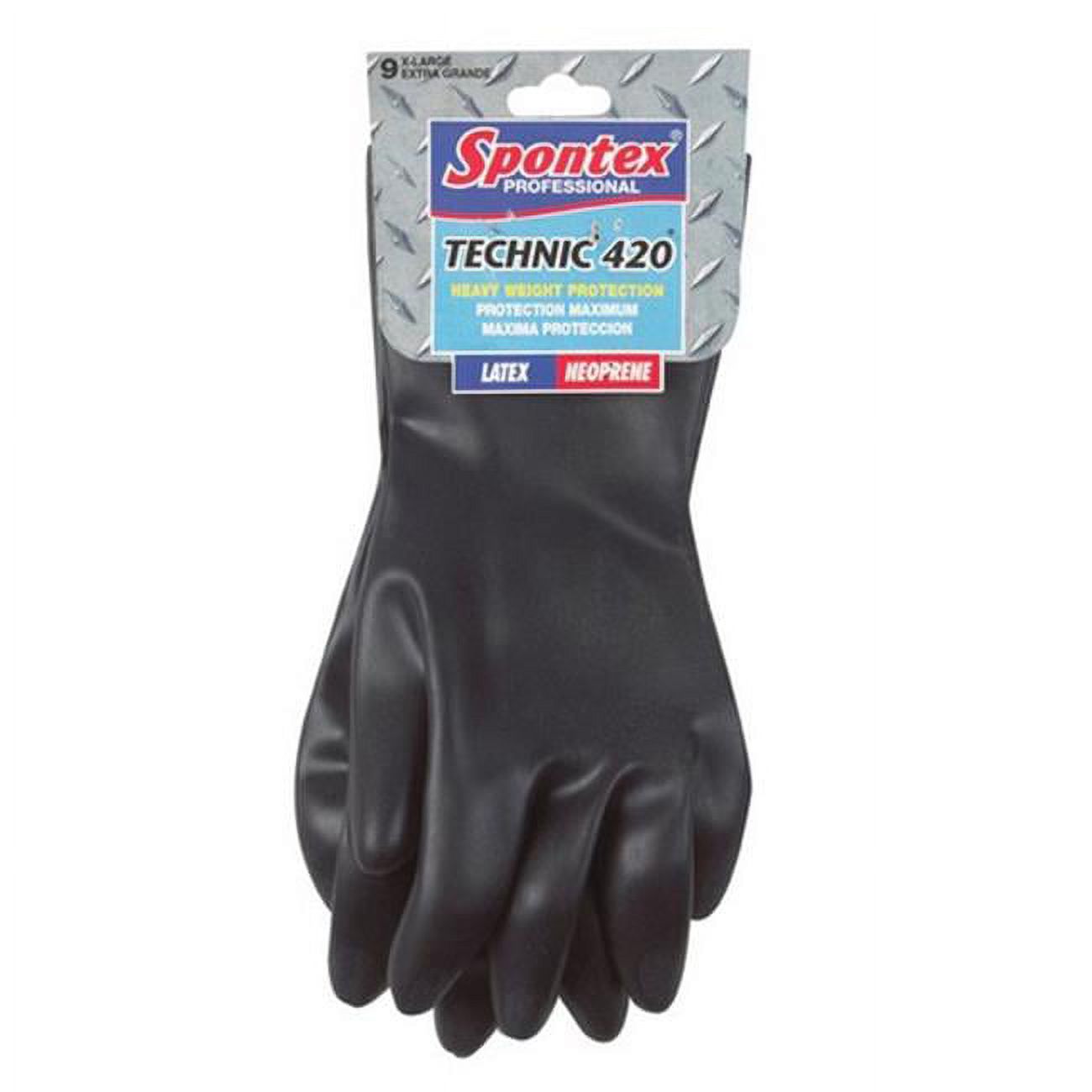 Spontex 33547 Technic Neoprene Extra Large Gloves, Black - Walmart.com