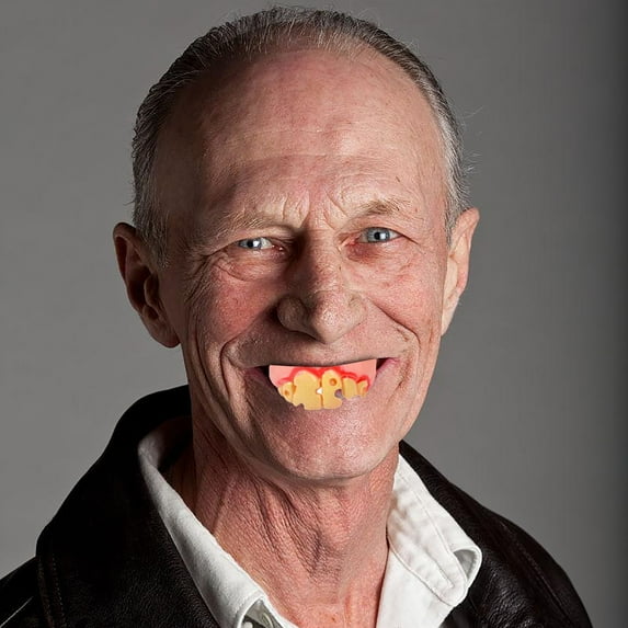Spoofing Novelty Dentures Toy Hilarious Prank Teeth Prop Comedy ...