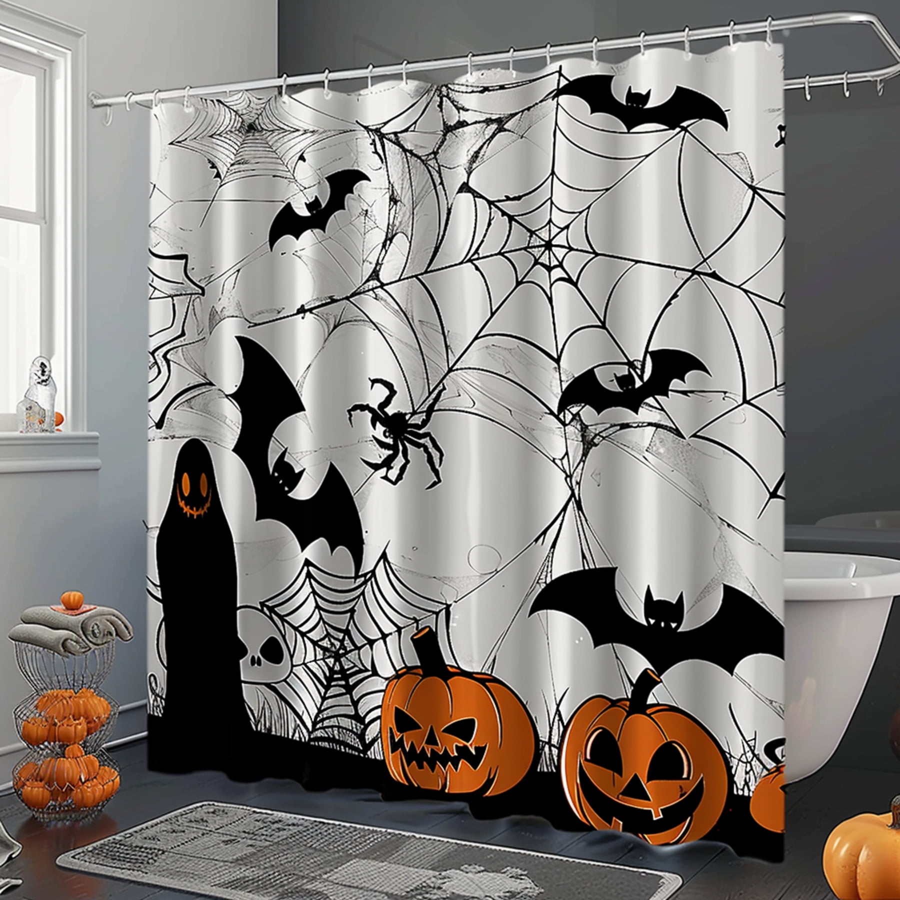 Spook Up Your Bathroom With Our Halloweenthemed Shower Curtains