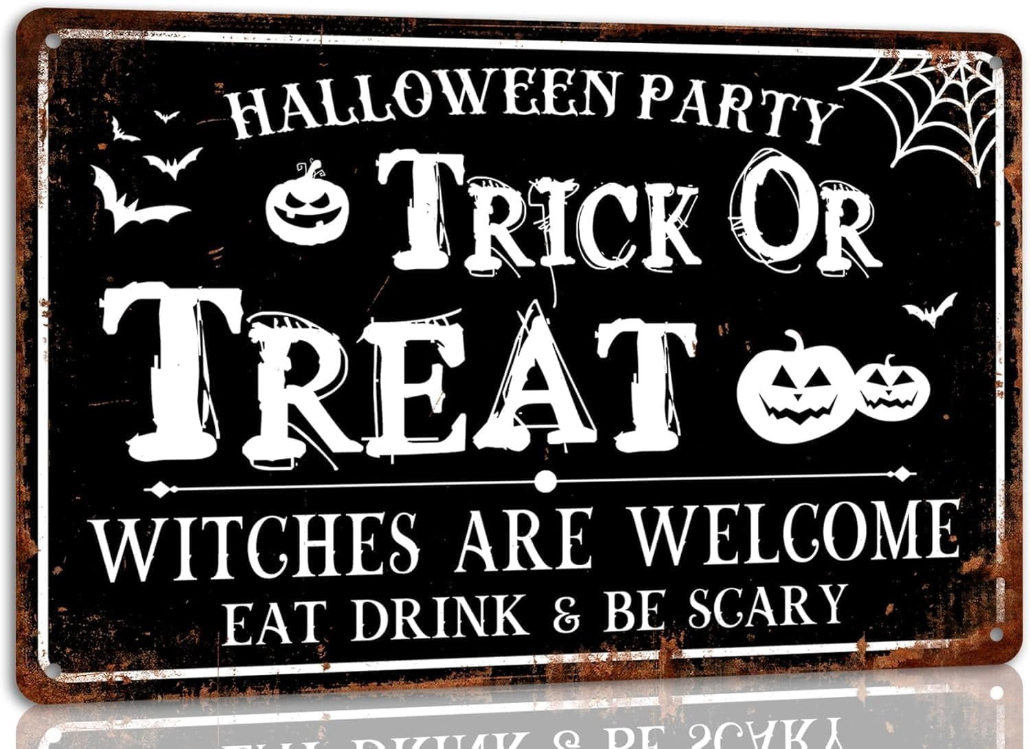 Spookeasy Bar and Lounge Vintage Halloween Metal Aluminum Sign Retro ...