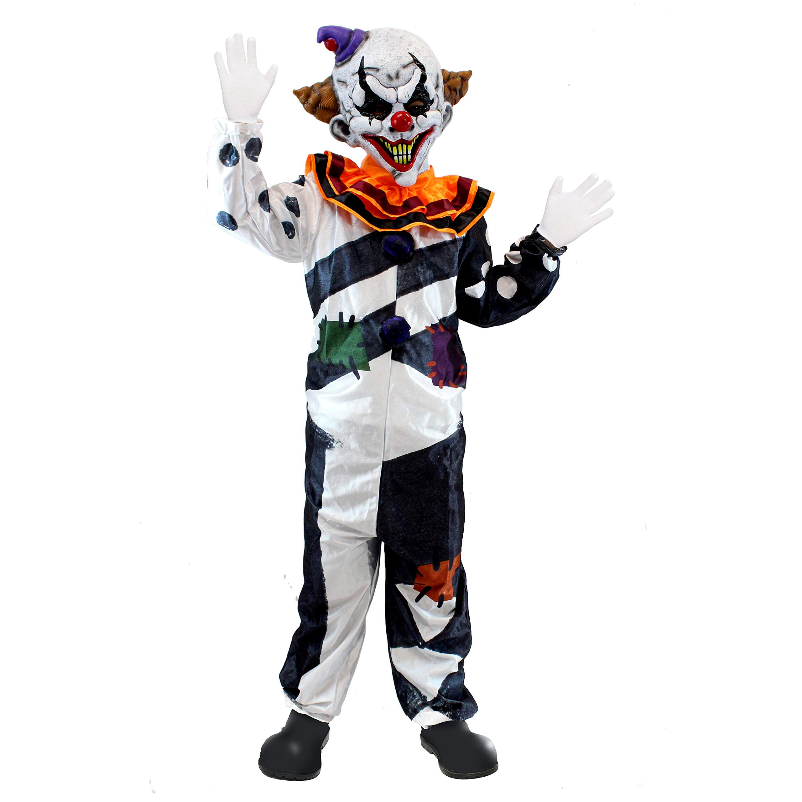 Spooktacular Creations Scary Clown Costume for Kids, Halloween Cosplay ...