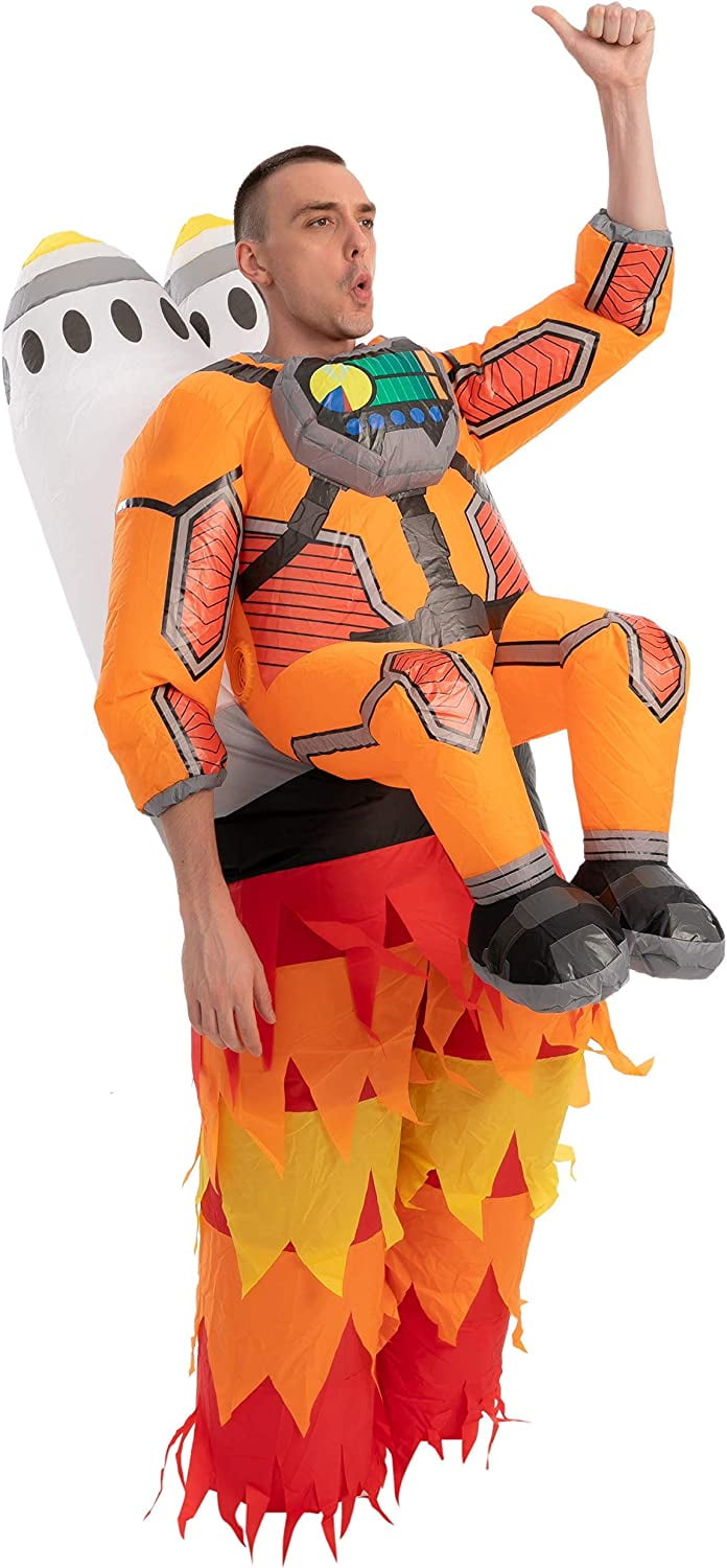 Spooktacular Creations Adult Inflatable Astronaut Jet Pack Costume with ...