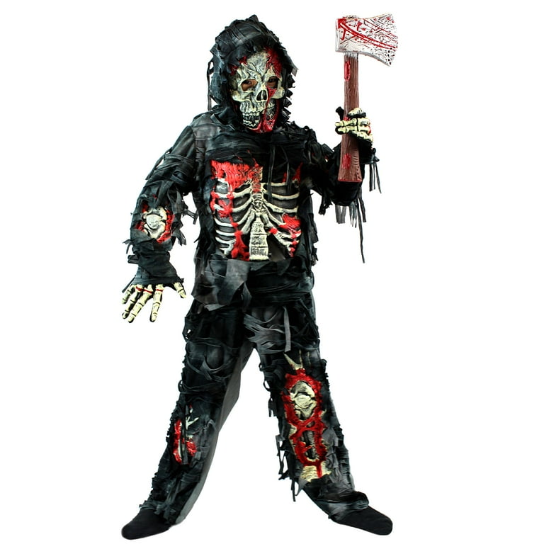 Zombie Costume For Boys New Fun World Complete 3 D Rotting Zombie