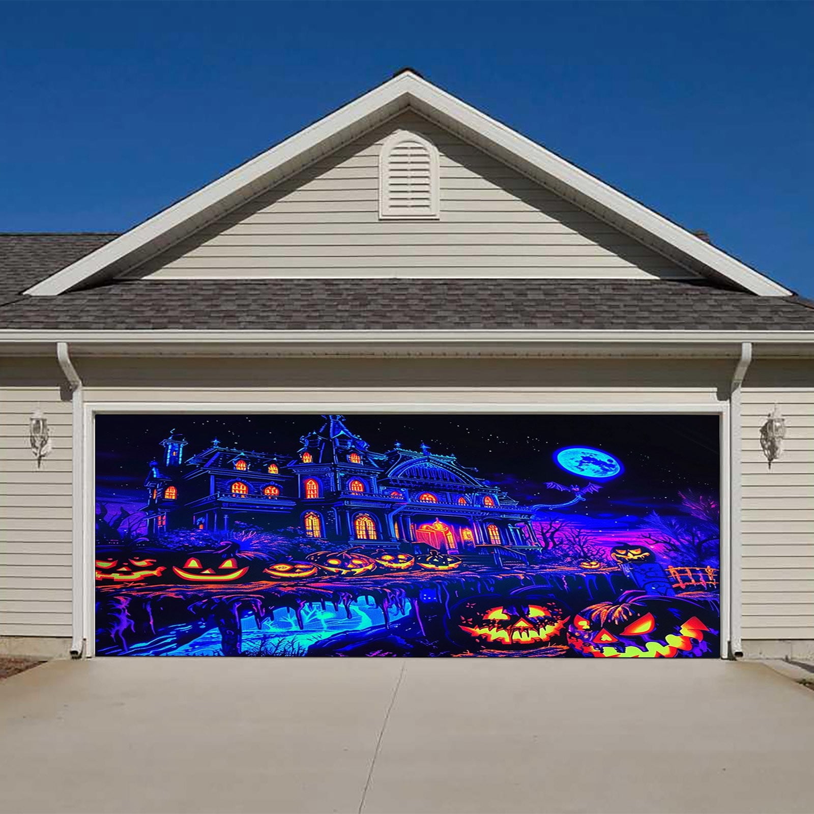 Spooktacular Garage Banner: Transform Your Garage Into A Haunting Star ...