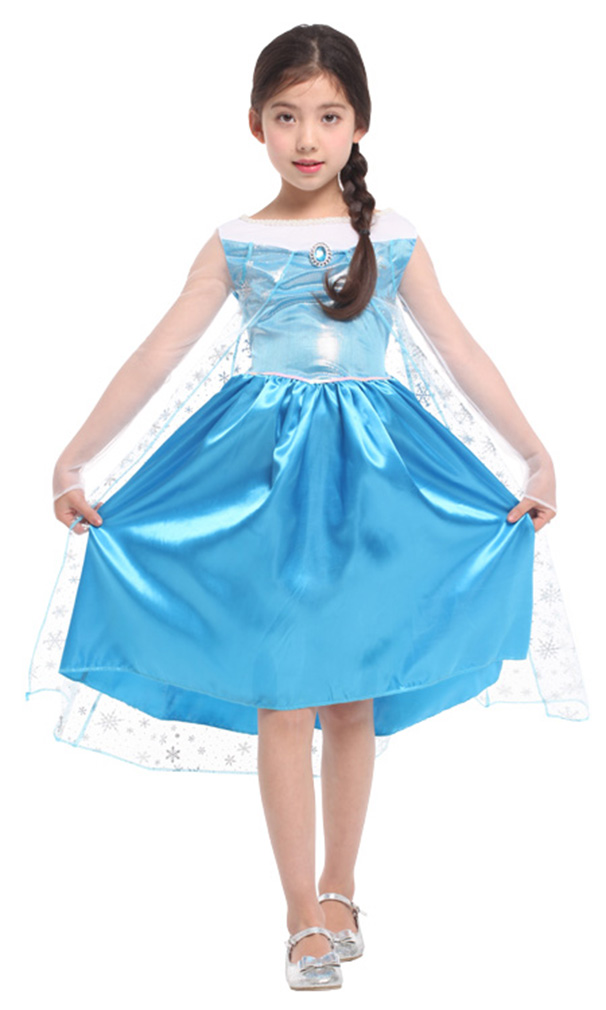 Spooktacular Girls' Ice Princess Ela Dress-Up Costume Set, M - Walmart.com