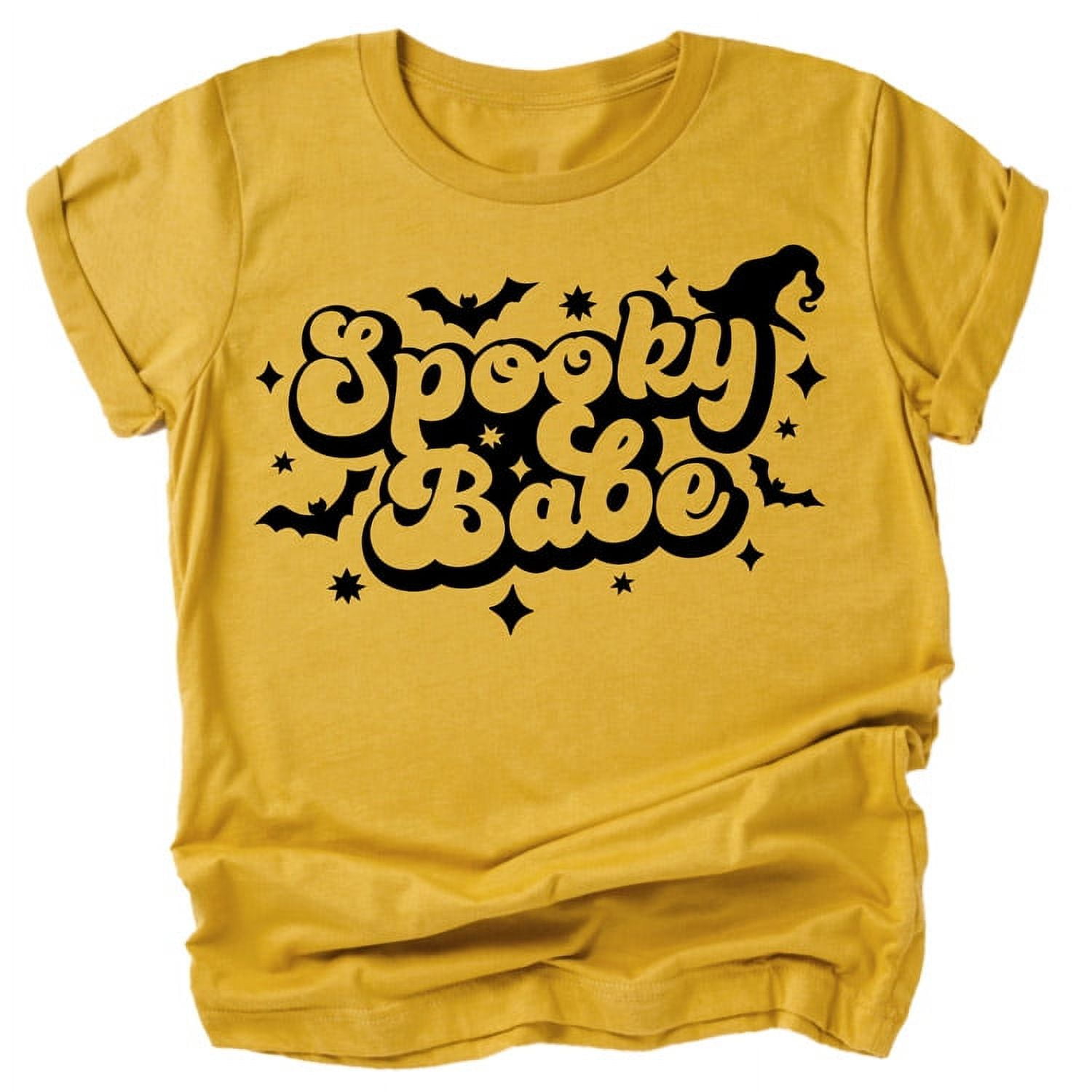 Spooky Babe Retro Spiderweb Shirt for Baby and Toddler Youth Girls ...