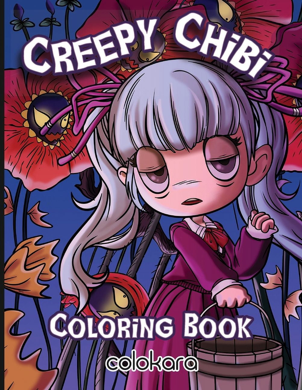 Spooky Chibi Girls Coloring Book: Creepy Chibi Coloring Book: Explore ...